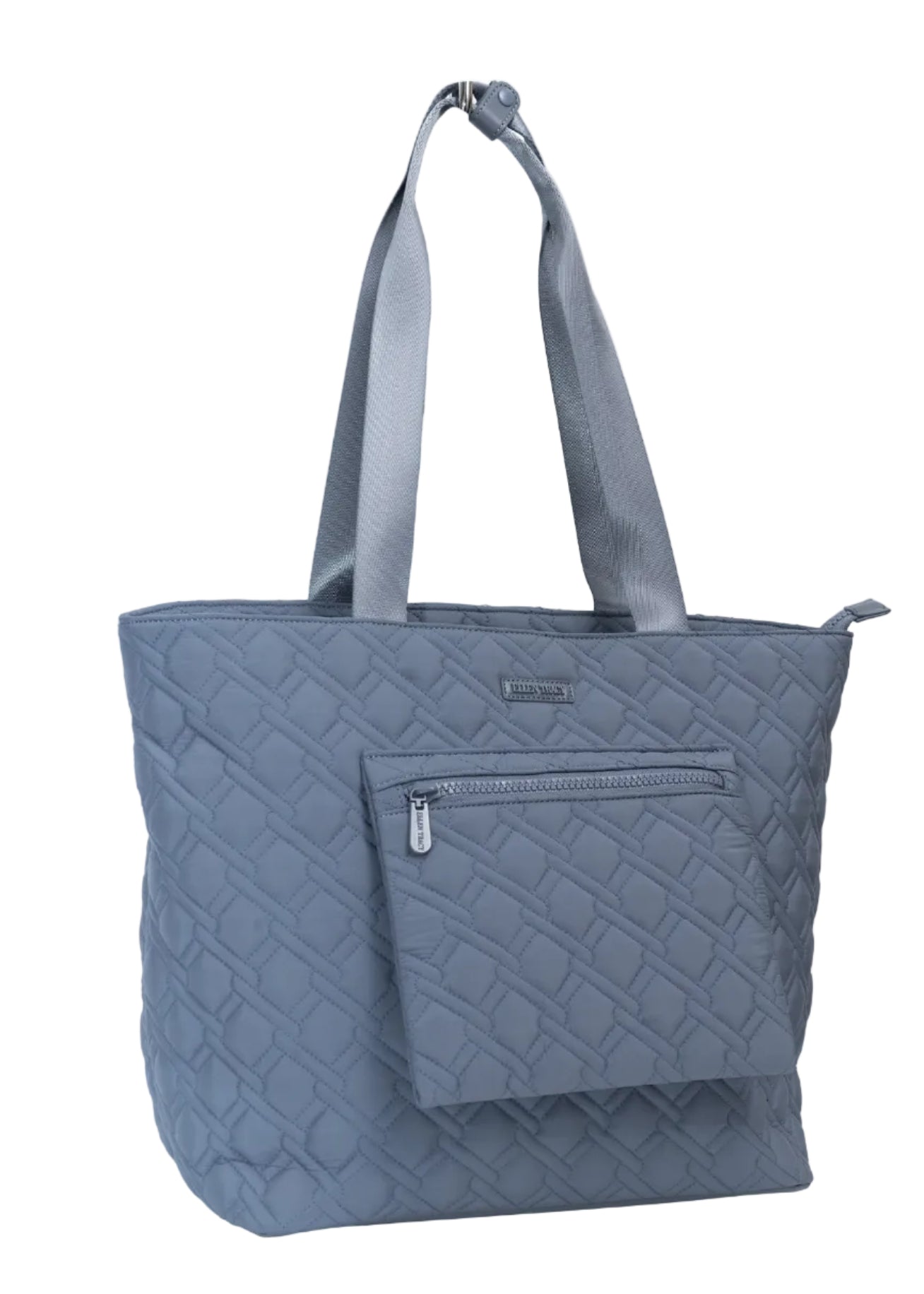 Ellen Tracy 20 Inch Basket Weave Quilted Nylon Large Travel Workbook T ...
