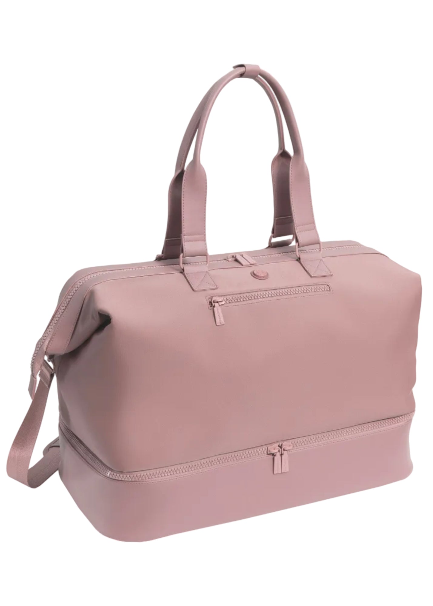 Max Studio Sport Nylon & Faux Leather Drop Bottom Duffel Bag – Magid NYC