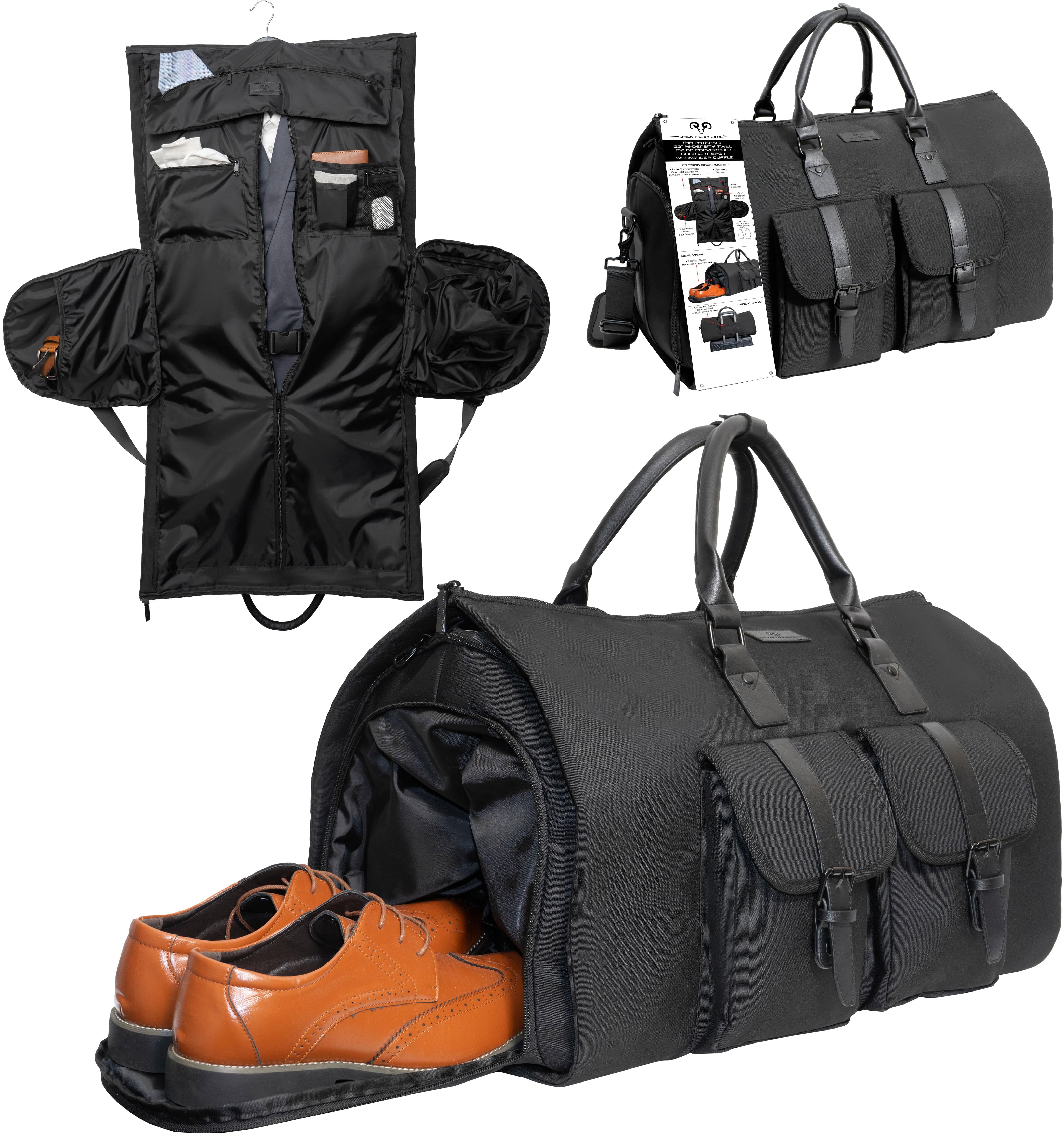 Jack Abrahams 20-In Twill Nylon Convertible Garment Bag Duffel – Magid NYC